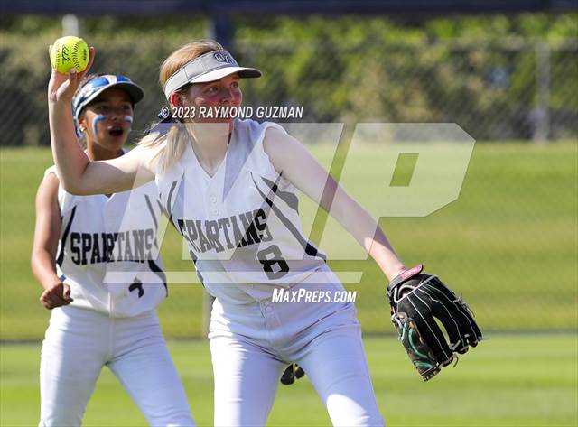 Photo 31 in the South @ Orcutt Academy-CIF CS Softball Championships-Division 6 Photo Gallery ...